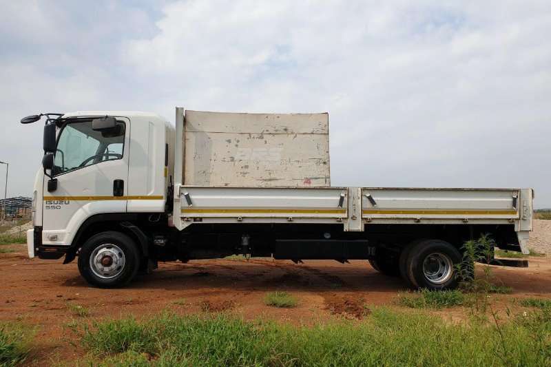 2016 Isuzu FRR 550 Manual with 6m Dropside & Crew Cab Dropside Truck ...