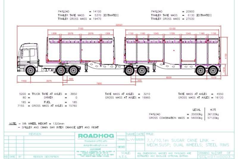 2018 Roadhog Cane Link Crane trailer Trailers Trucks for sale in ...